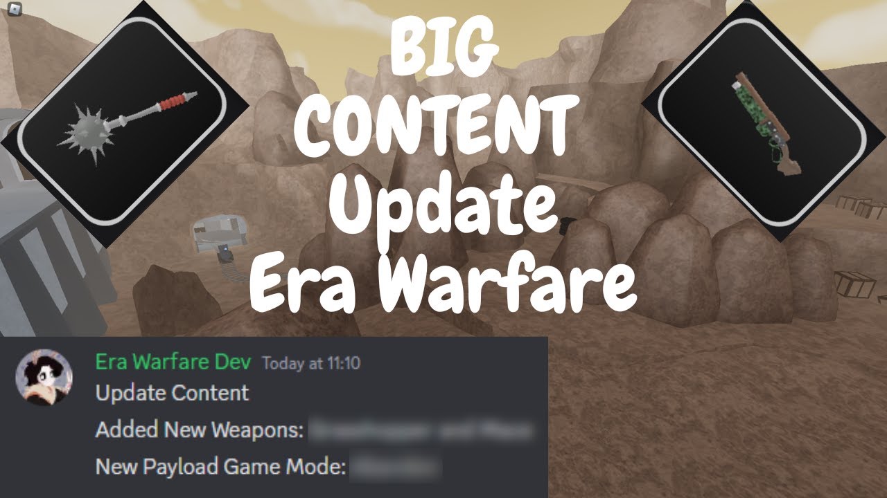 New Update on Roblox: Era Warfare - *New* Weapons and Maps!!! - YouTube