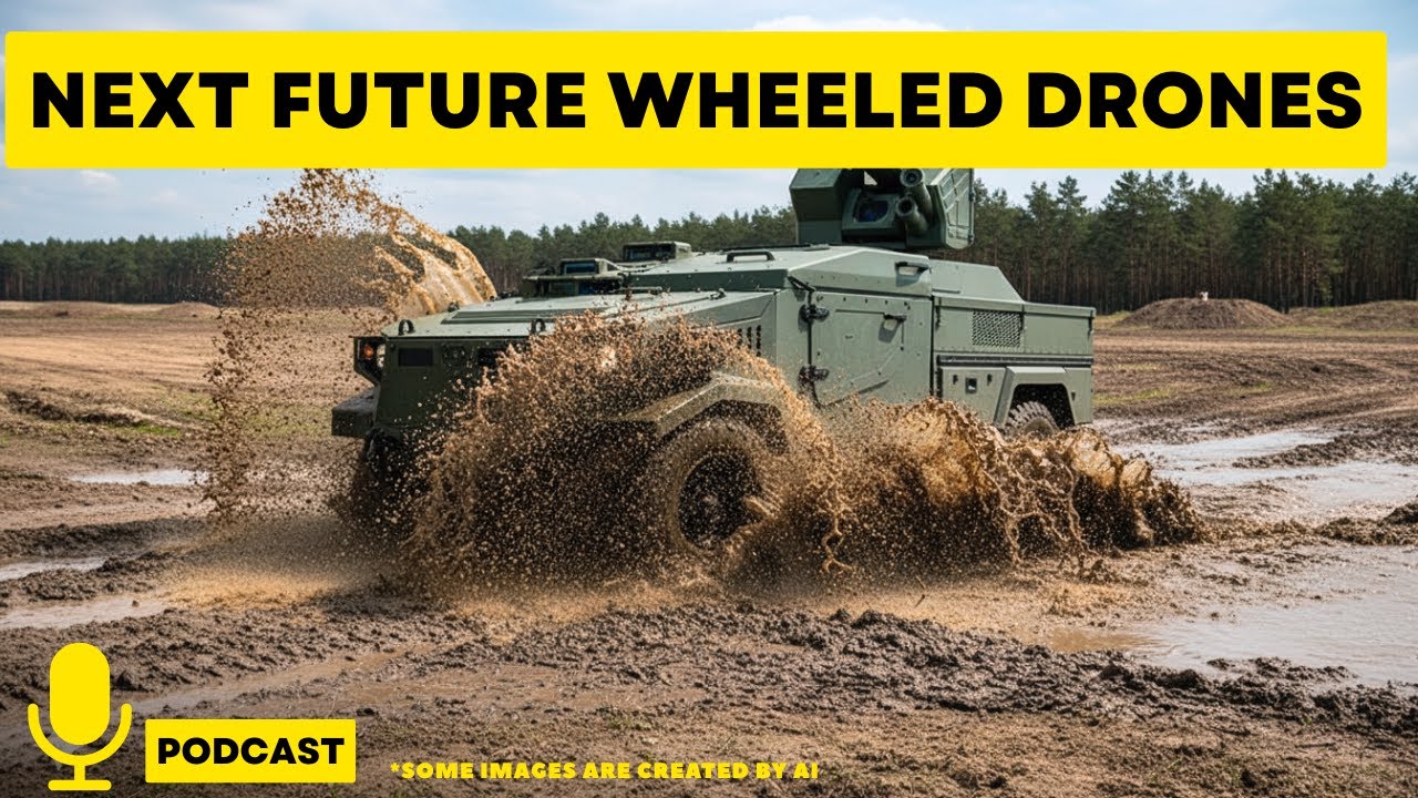 Wheeled drones at MSPO 2025 - YouTube