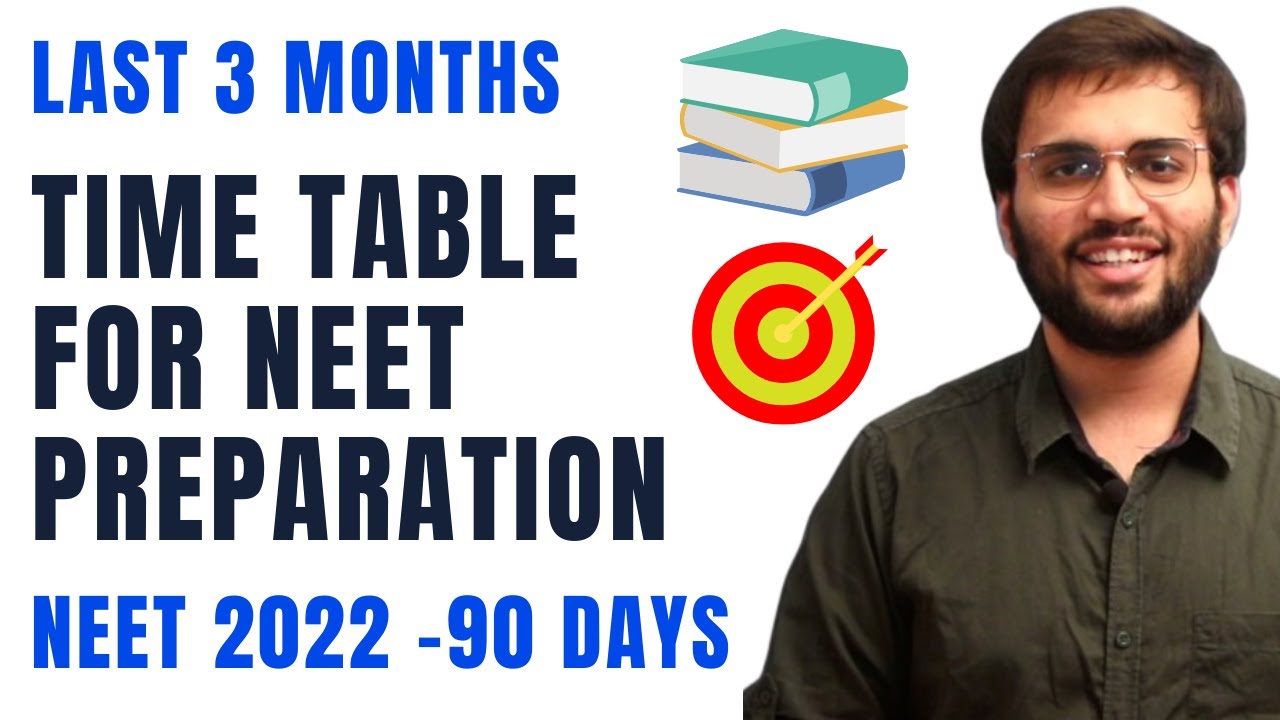 Timetable for NEET 2022 | Last 3 Months Time Table, Strategy by ...