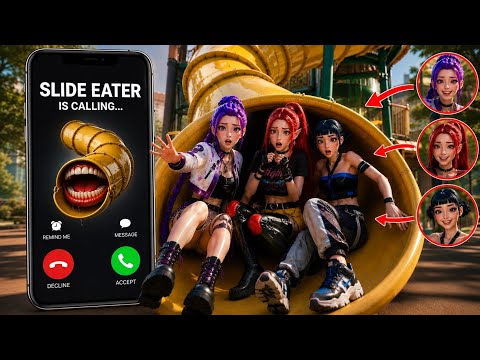 KPOP DEMON HUNTERS VS SLIDE EATER! IF SLIDE EATER CALLED YOU - DON'T ANSWER!