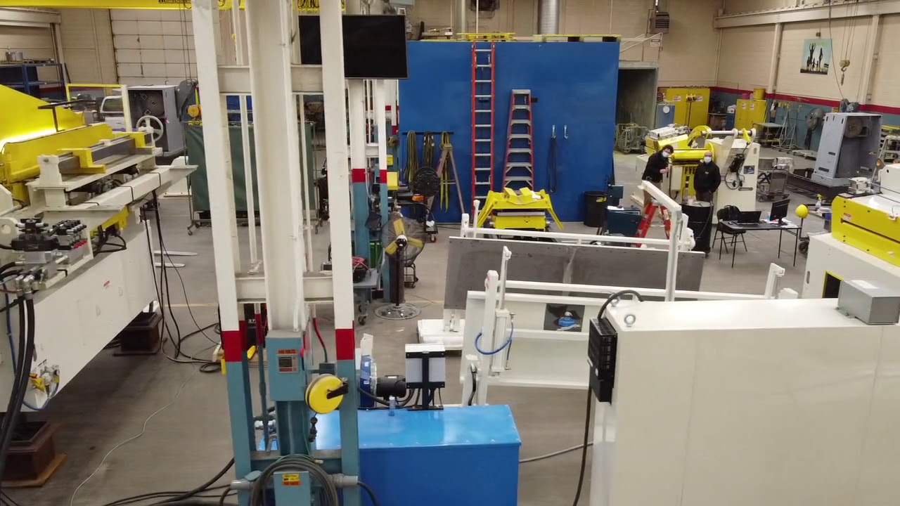 COE Coil Line with Integrated Coil Welder - YouTube