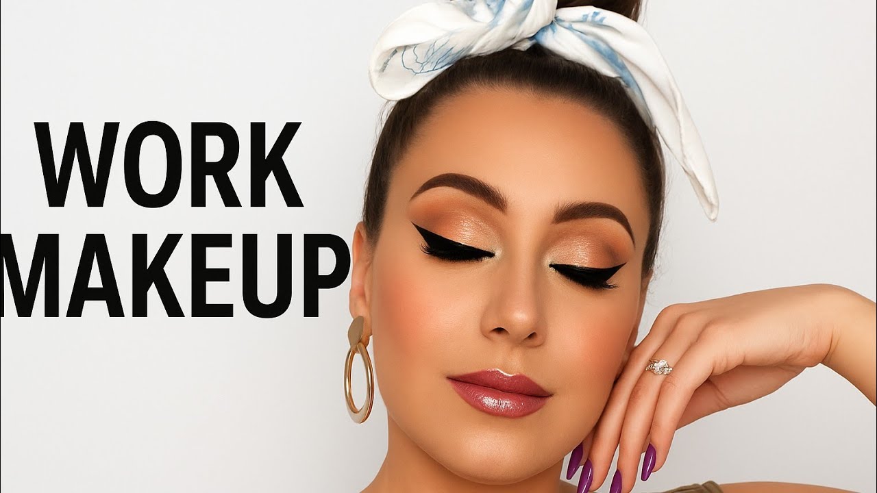 Work Makeup Tutorial | Quick & Easy Everyday Office Makeup Look 💼 - YouTube