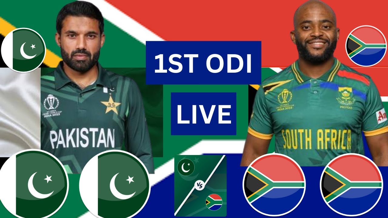🔴PAK VS SA 1ST ODI LIVE COMMENTARY|PAKISTAN VS SOUTH AFRICA 1ST ODI ...