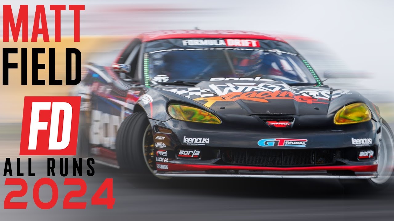 Matt Field - 2024 Formula Drift Championship Runs - YouTube