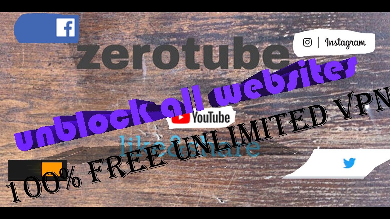 free unlimited VPN / unblock all websites - YouTube