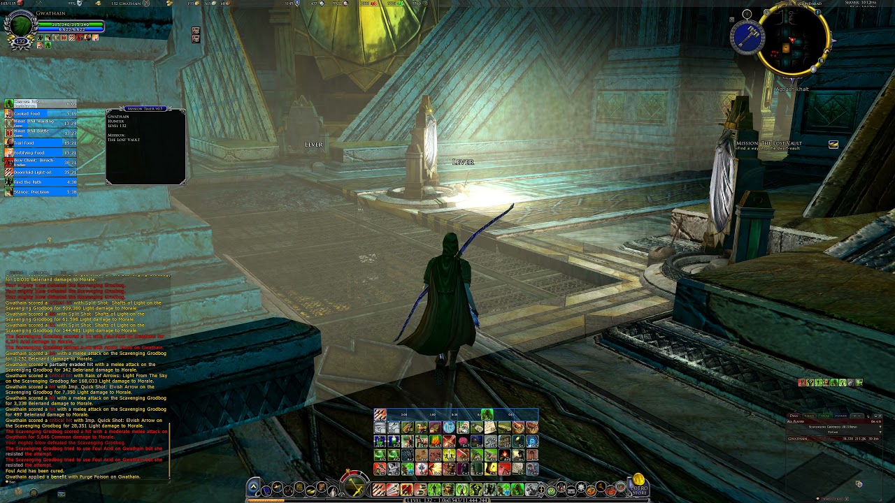 Lotro - Missions by Hunter - The Lost Vault - Fate of Gundabad - 5m54s ...