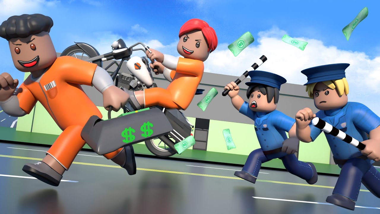 Police Officer Chases Thief ♫ ROBLOX Brookhaven 🏡RP - Animation Music ...