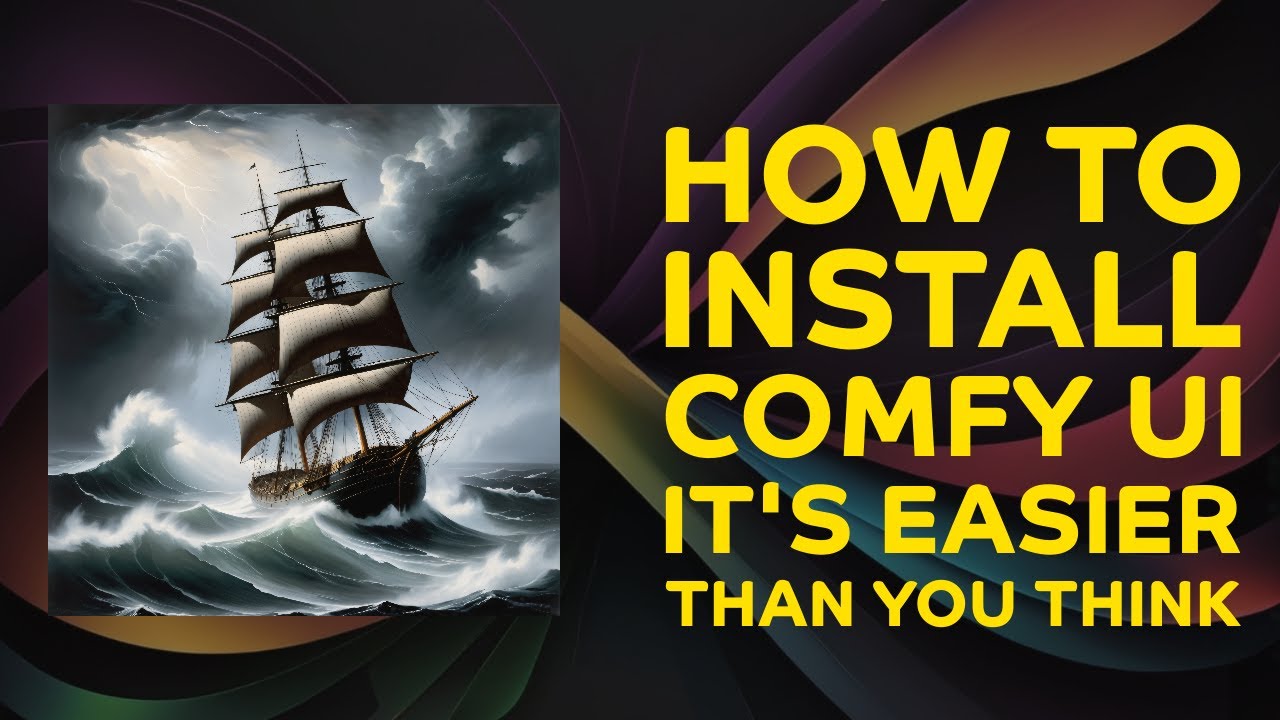 Installing Comfy UI Is Easy! - YouTube