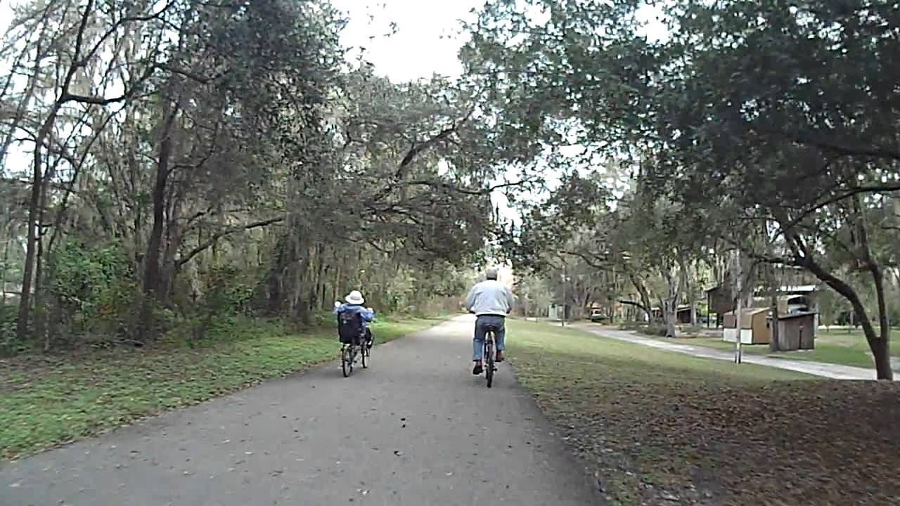 Bike Rides Withlacoochee Trail State Park Florida - YouTube