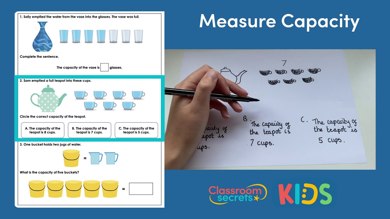 Year 1 Measure Capacity Answer Video - YouTube