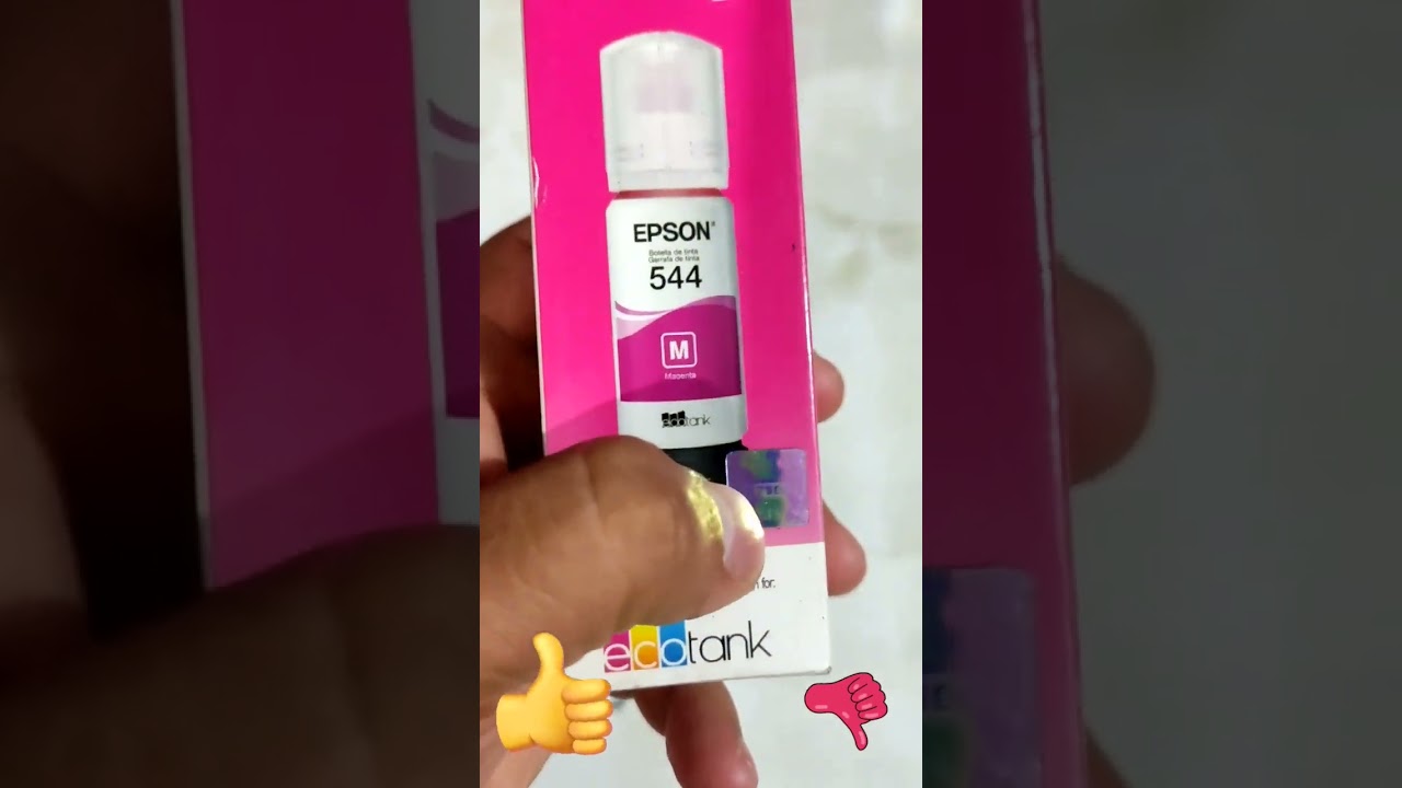 COMO DIFERENCIAR TINTAS EPSON ORIGINALES VS FAKE 🚫 - YouTube