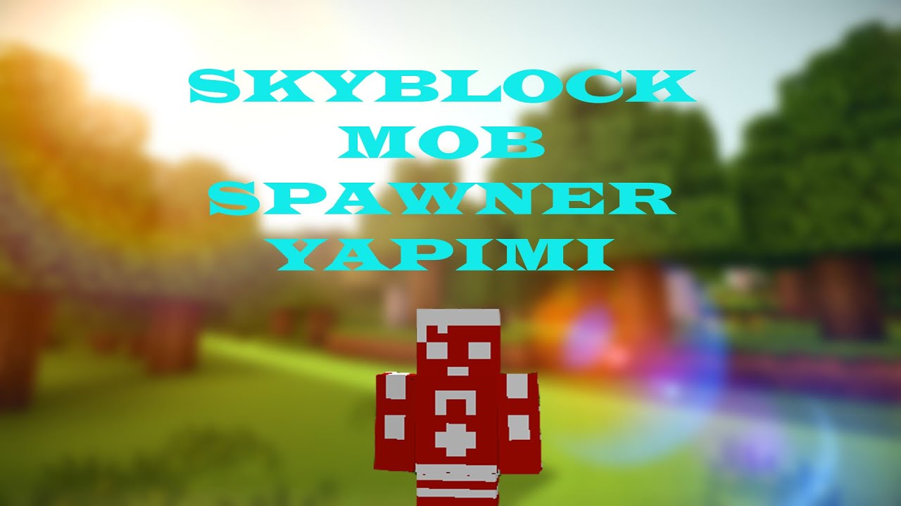 Minecraft Skyblock Mob Spawner Yapımı!! - YouTube