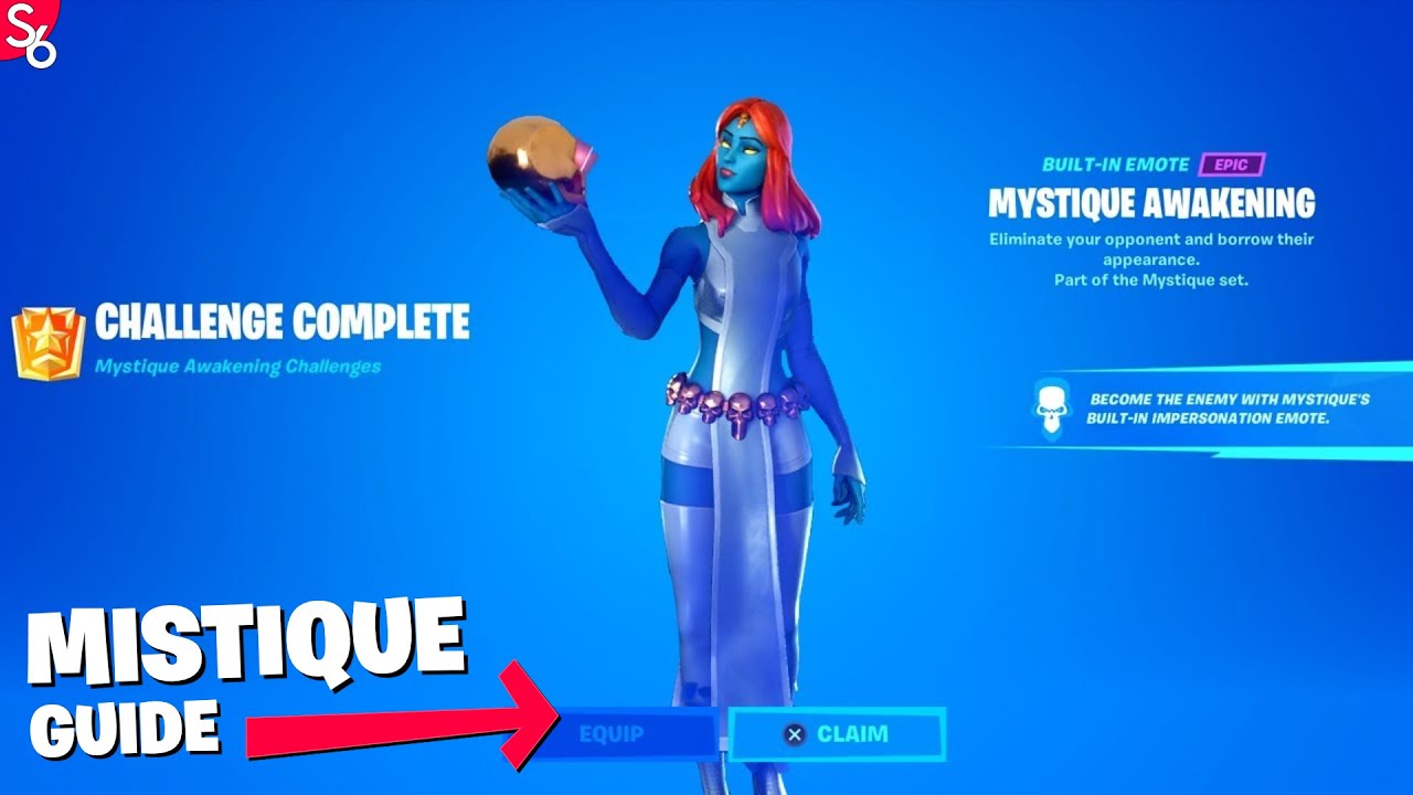 How To Unlock the Shapeshifter Emote! (Mystique's Awakening) Challenges ...
