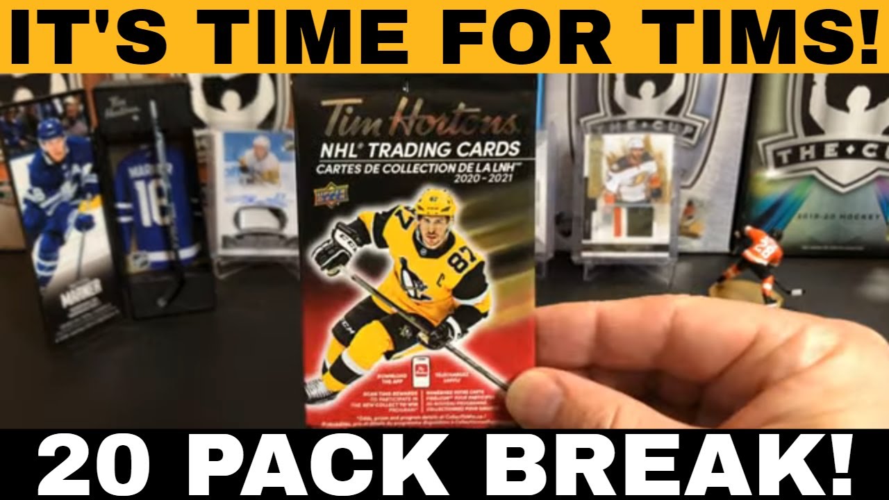 It's Time for Tims! 2020-21 Upper Deck Tim Horton's Pack Break! - YouTube