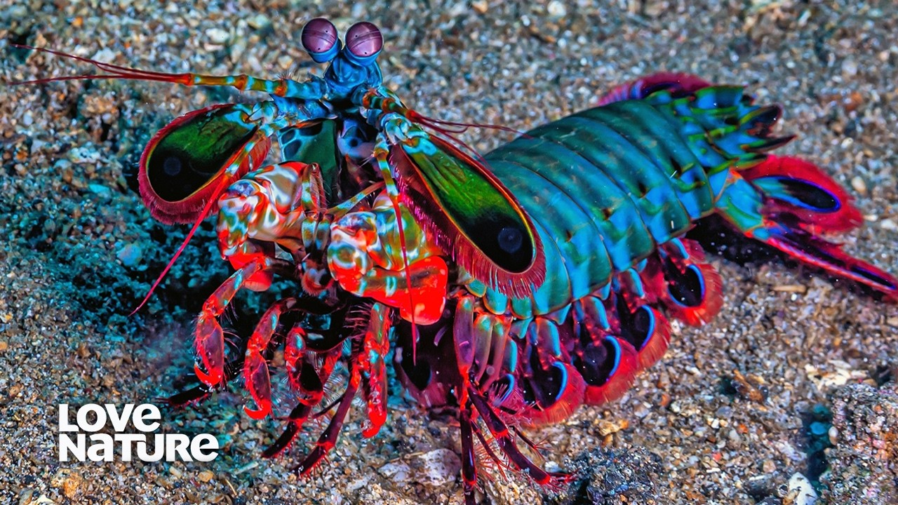 Peacock Mantis Shrimp - An Explosion of Color Under the Sea | Alien ...
