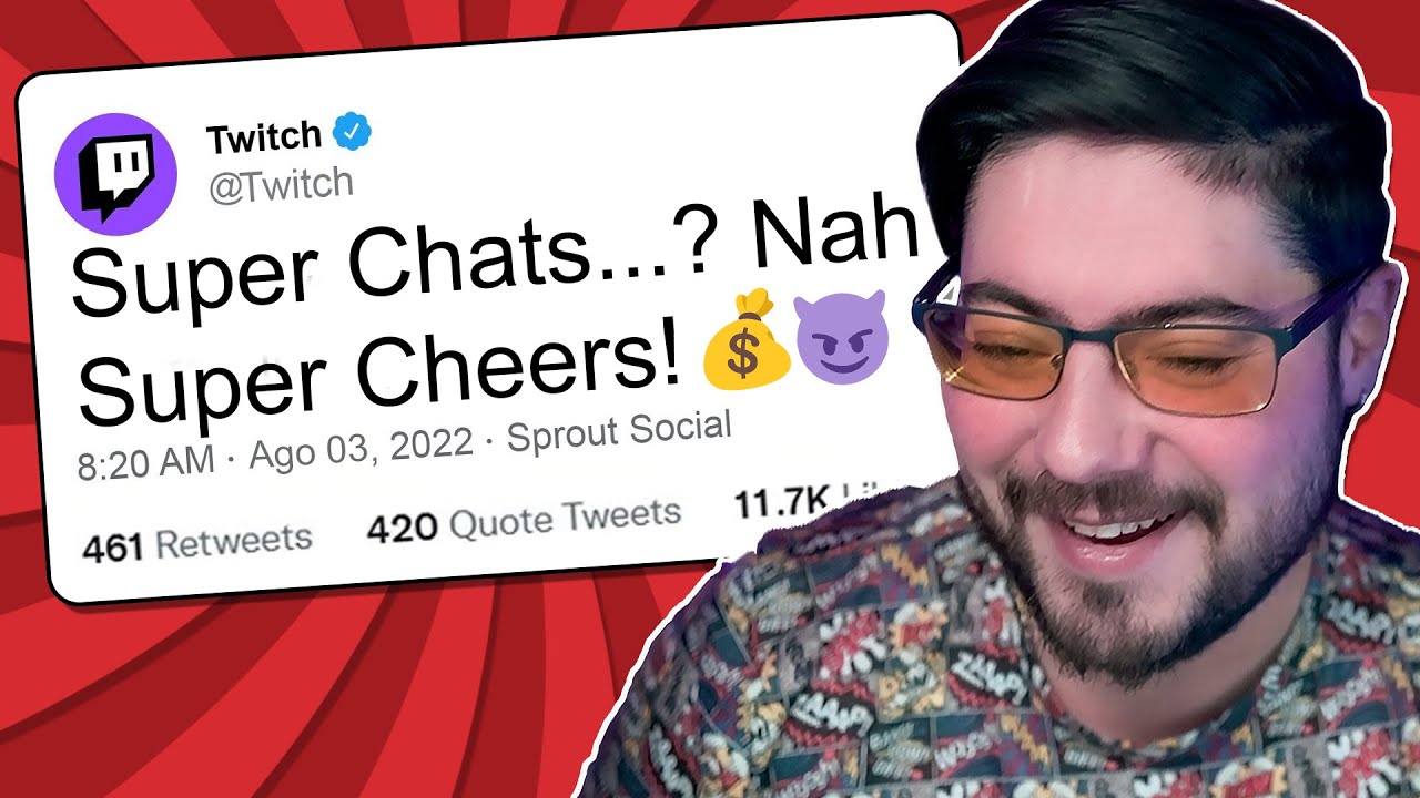 SUPER CHATS DE YOUTUBE SON ROBADOS POR TWITCH - YouTube