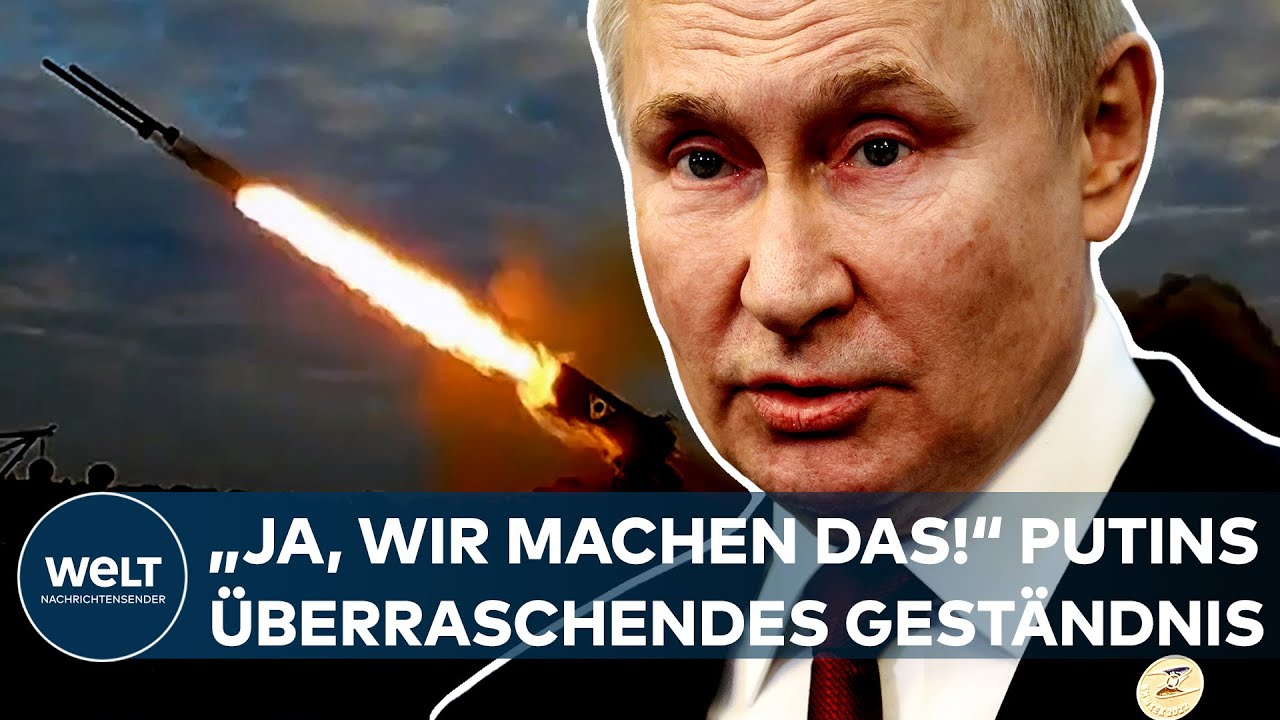 UKRAINE-KRIEG: "Ja, wir machen das!" Das überraschende Geständnis von Wladimir Putin - YouTube