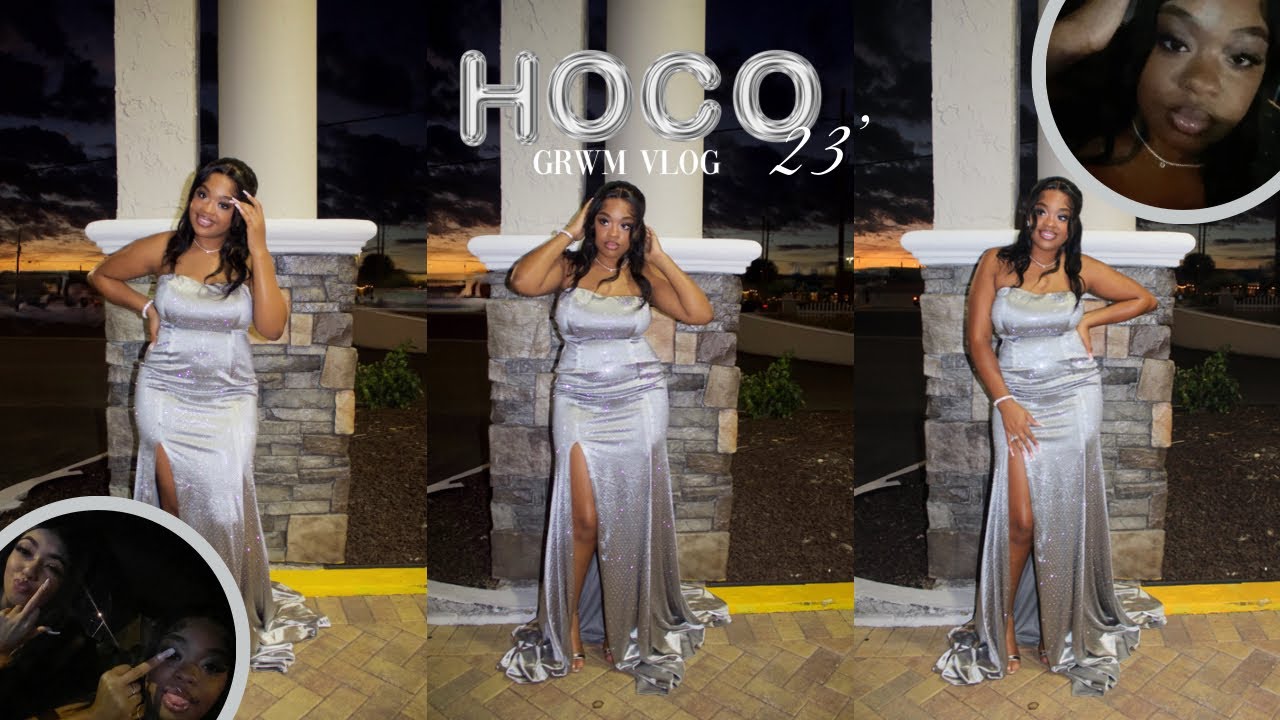 GRWM + VLOG | Senior homecoming | Let’s Get Ready for HOCO 23! - YouTube
