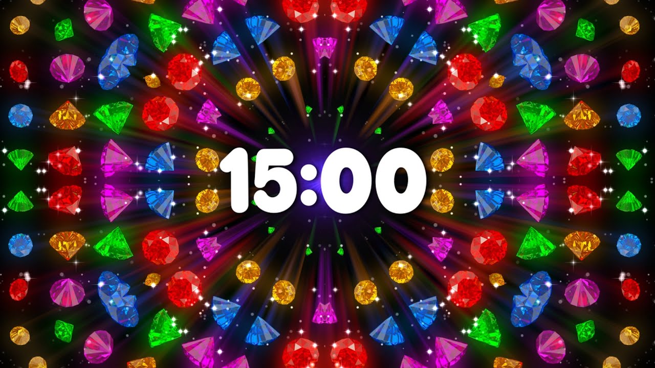 15 Minute Hypnotic Kaleidoscope Countdown - YouTube