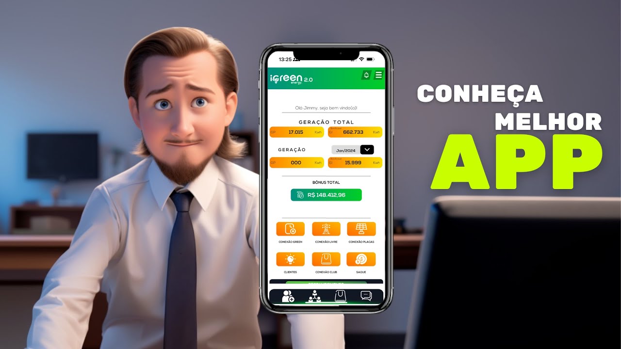 Navegando pelo aplicativo iGreen Energy - Conheça todos os botões e ...