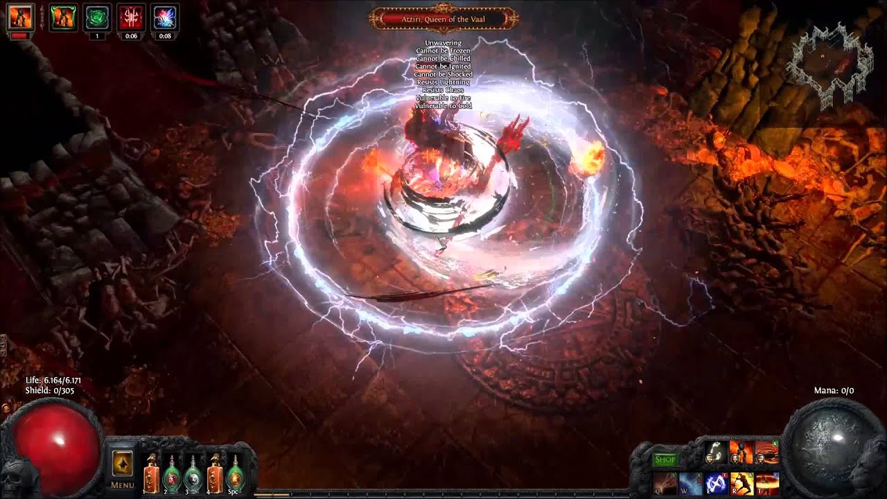 [Path of Exile 2.2 Ascendancy] How to kill Atziri - Part 2 - YouTube