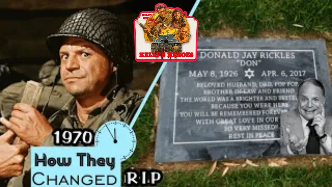 KELLY'S HEROES "1970" Cast ⭐ Then and Now | Real Name - Role Name - Age ...