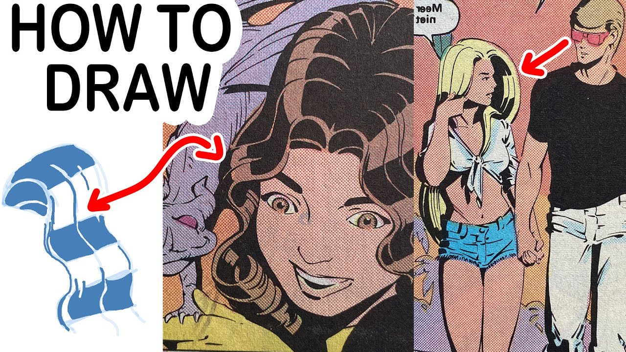 How to Draw 1980s Hair like X-Men’s Paul Smith - YouTube