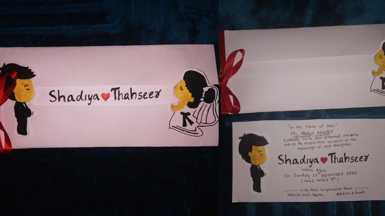how to make handmade wedding Invitation|invitation card ideas|magic ...