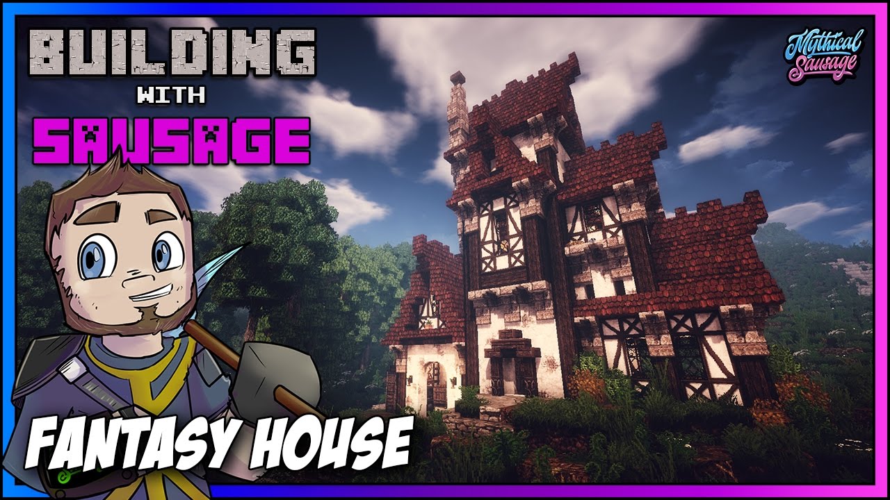 Minecraft - Building with Sausage - Fantasy House 3 [Conquest Reforged ...