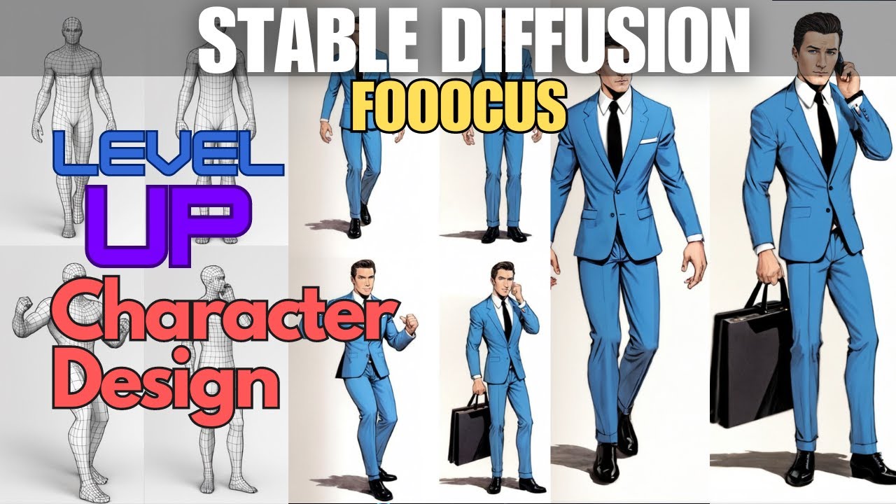 Stable Diffusion - Poses and More Consistent Character Tips with Fooocus - YouTube