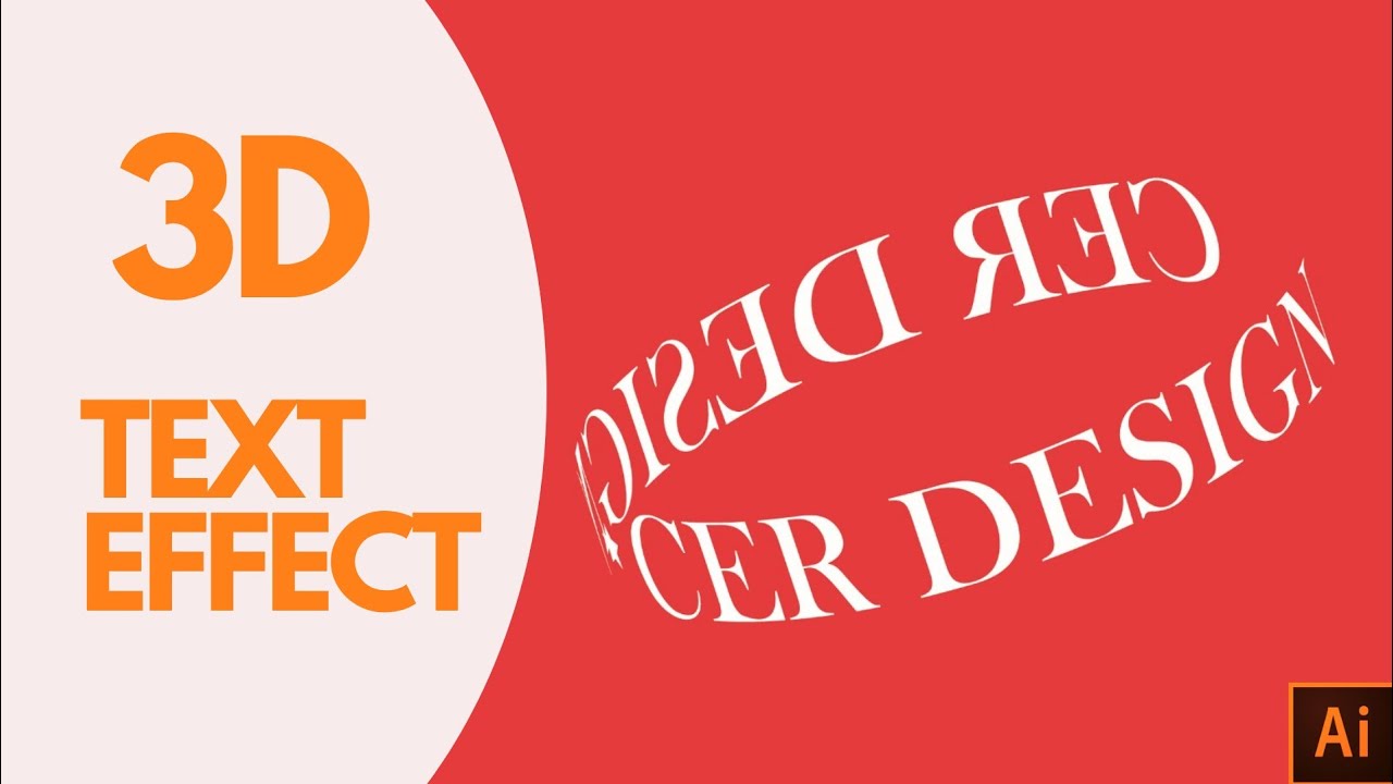 Photoshop 3D Text Effect Tutorial - YouTube