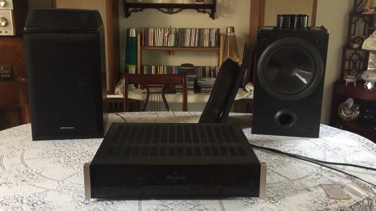 McIntosh MC-122/ Optimus Pro LX-8 - YouTube