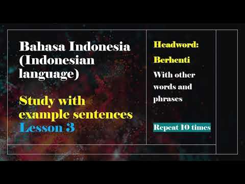 Indonesian listening, speaking, writing and reading skills practice ...