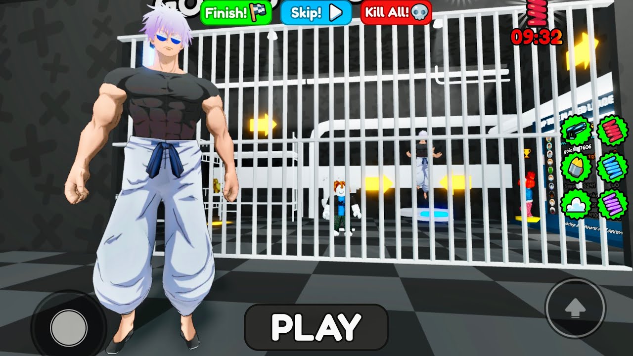 Gojo’s prison cell escape run obby roblox - YouTube