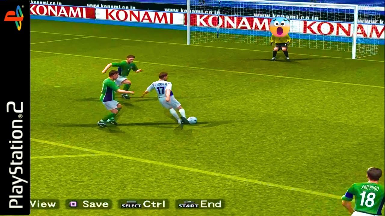 GREECE VS NORTHERN IRELAND - EUROPEAN CUP - PES 06 (PS2) (4K EFFECT ...