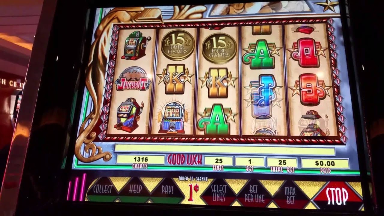 Golden Times free bonus round slot machine - YouTube