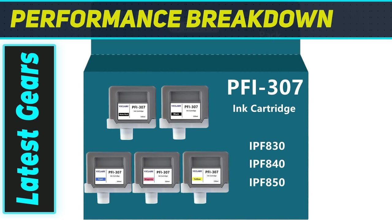 Best PFI-307 Ink for Canon iPF830, iPF840, iPF850: Unbeatable Value ...