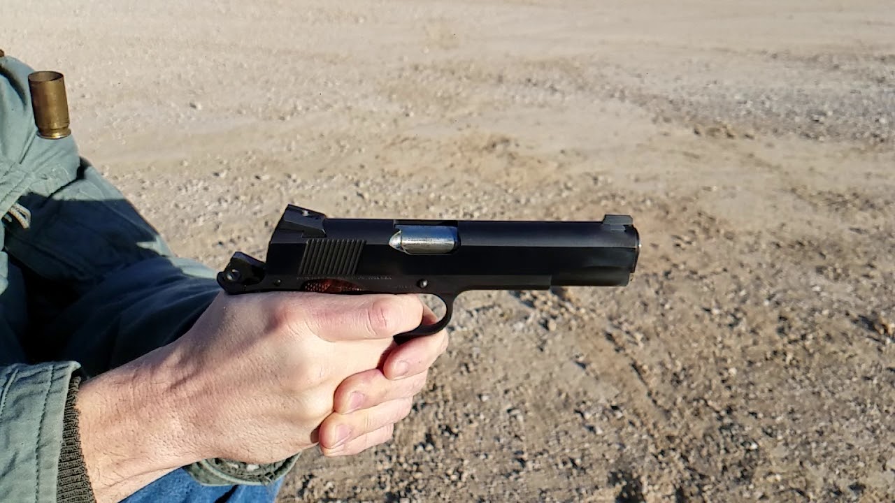 Colt Wiley Clapp 1911 in Slow Motion - YouTube
