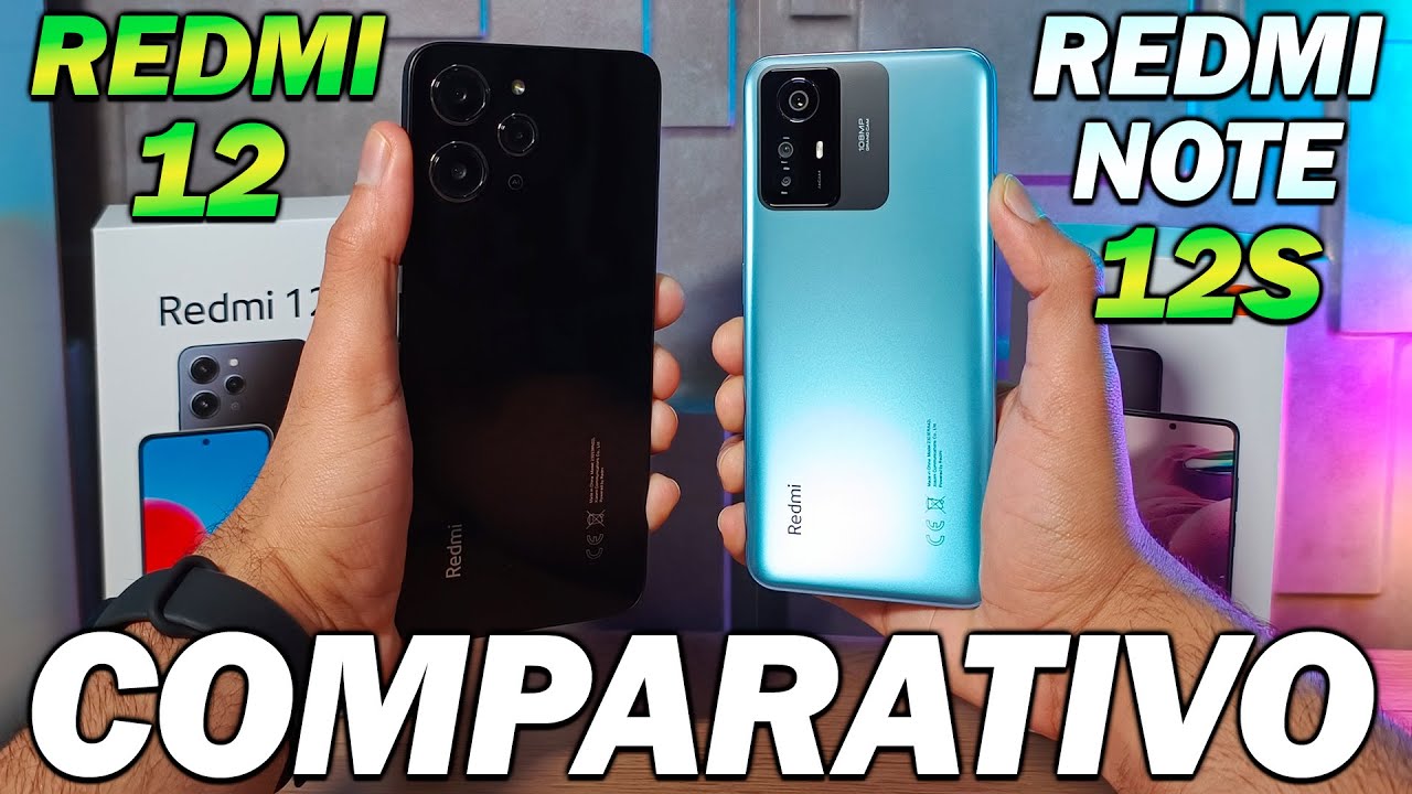 Redmi 12 vs Redmi Note 12S Quais as Diferenças - YouTube