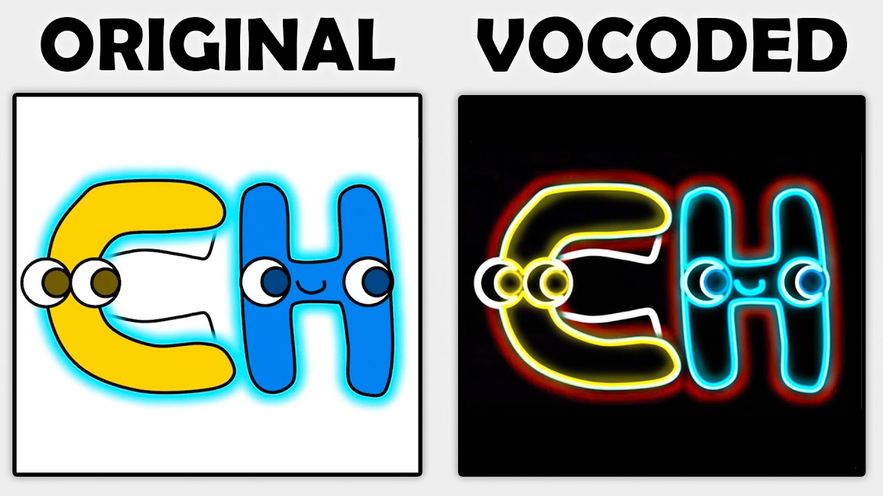 Original vs Vocoded to Gangsta's Paradise Spanish Alphabet Lore ...