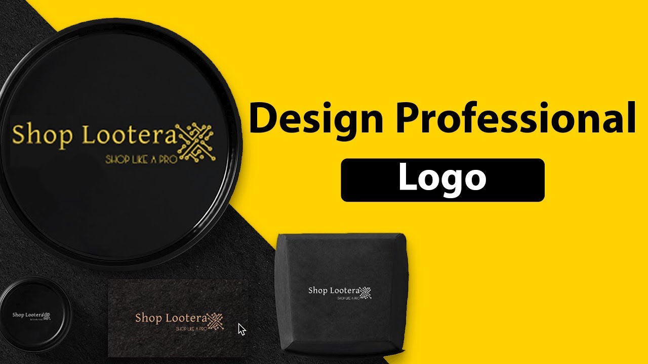 How To Design a Professional Logo Online In Minutes - YouTube