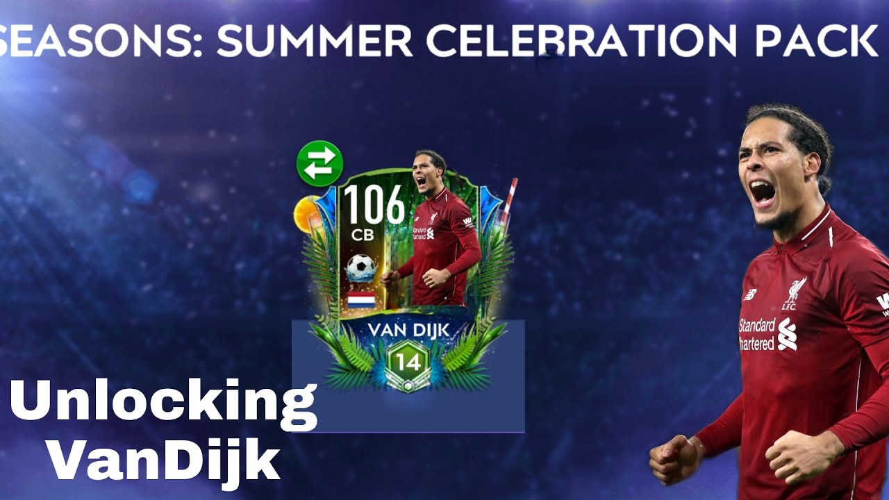 Summer celebration VVD unlocking | Van dijk Opening -Fifa Mobile - YouTube