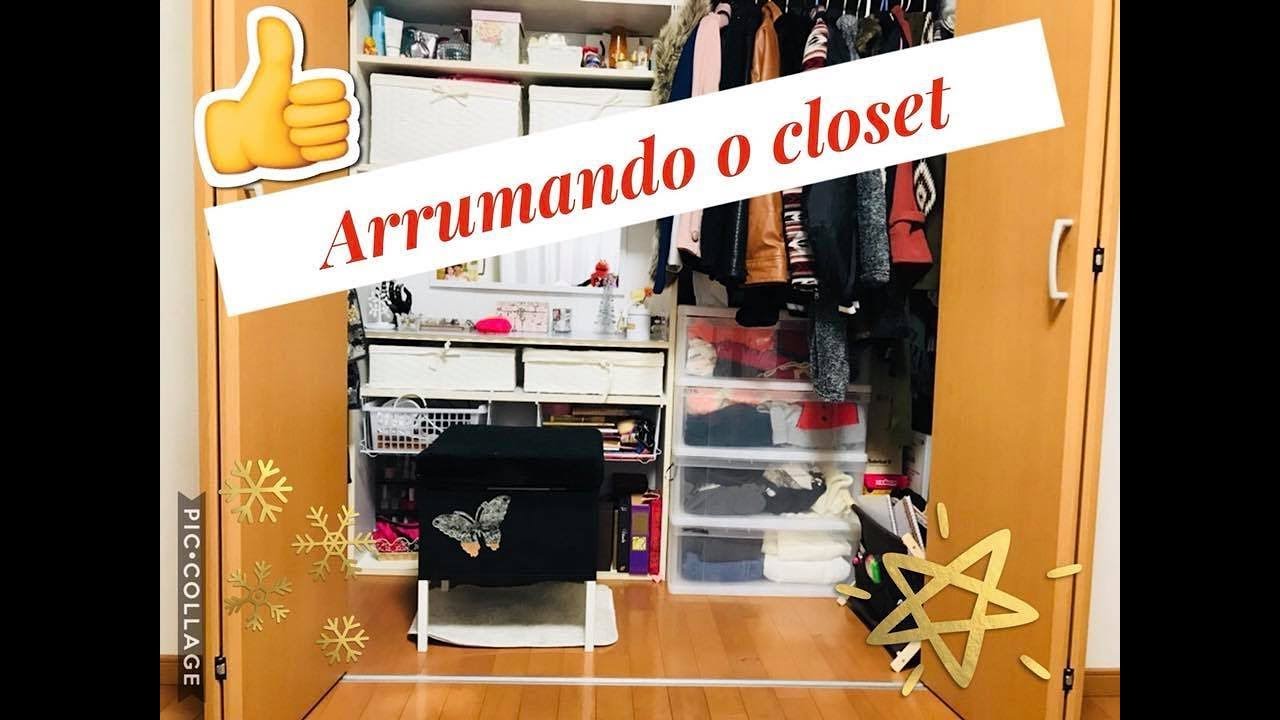 CLOSET PEQUENO (OU GUARDA-ROUPA)ARRUMAÇAO - YouTube