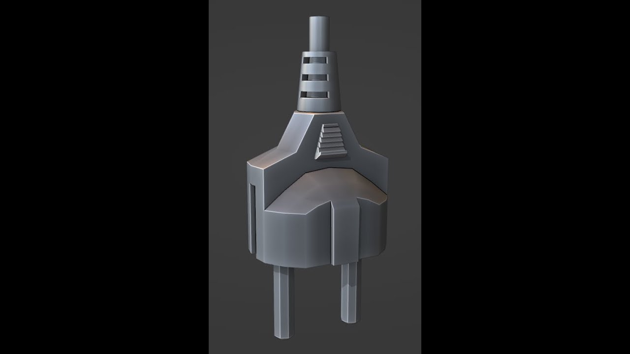 Electrical plug - Blender tutorial-Low poly - YouTube