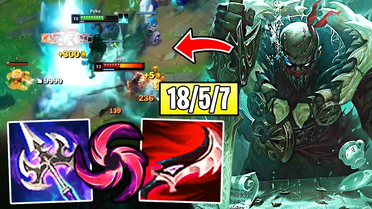 HOW TO WIN WITH ZERO TEAMMATES AS PYKE SUPPORT IN SEASON 12 | Pyke ...