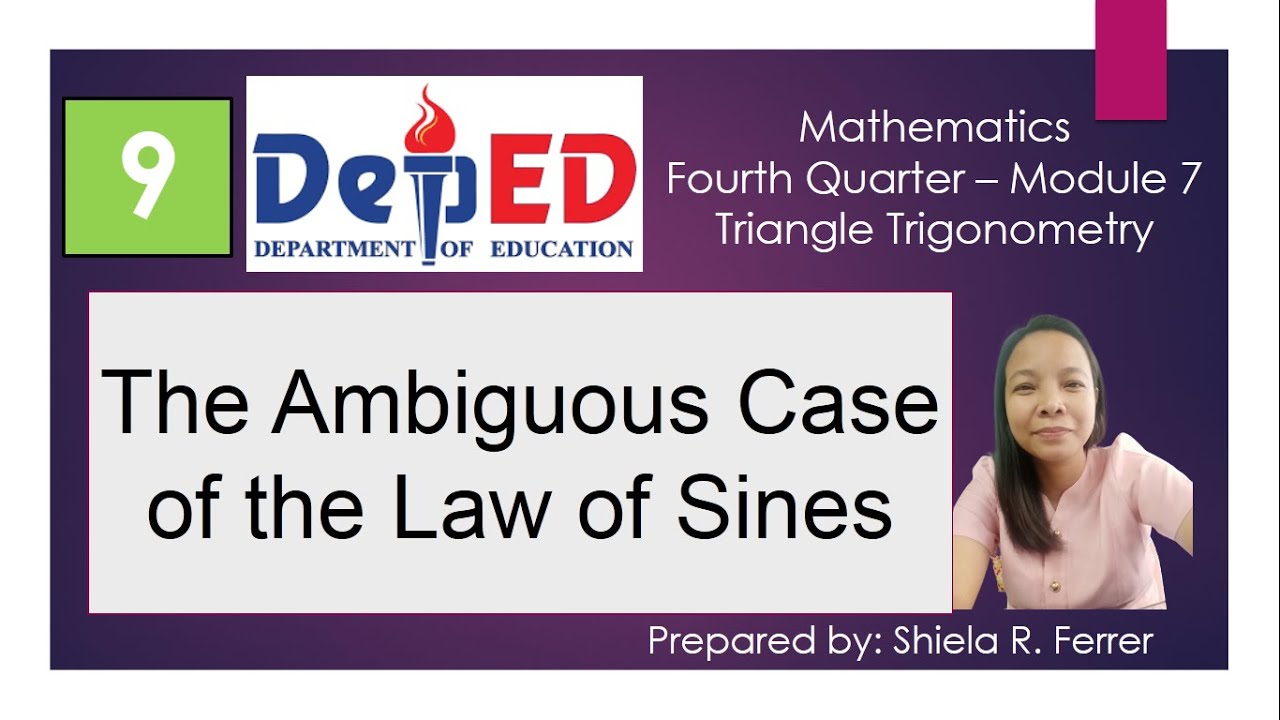 Ambiguous Case of Law of Sines (SSA) - YouTube