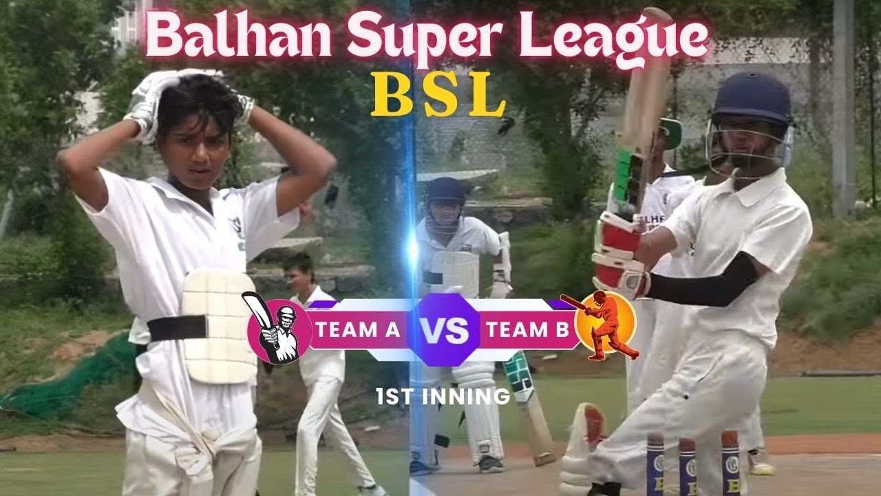Practice match of Balhan Super League ( BSL) Hyderabad Team 1st Inning ...