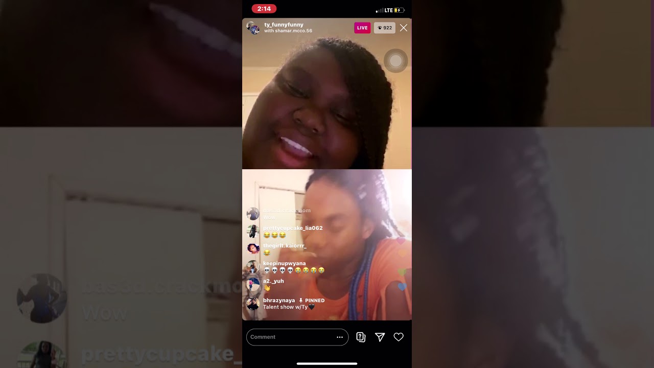 Shamar And Ty Funnyfunny Fight On Live Youtube