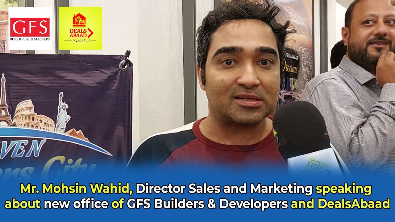 Mr. Mohsin Wahid Director Sales and Marketing Speaking About New Office ...