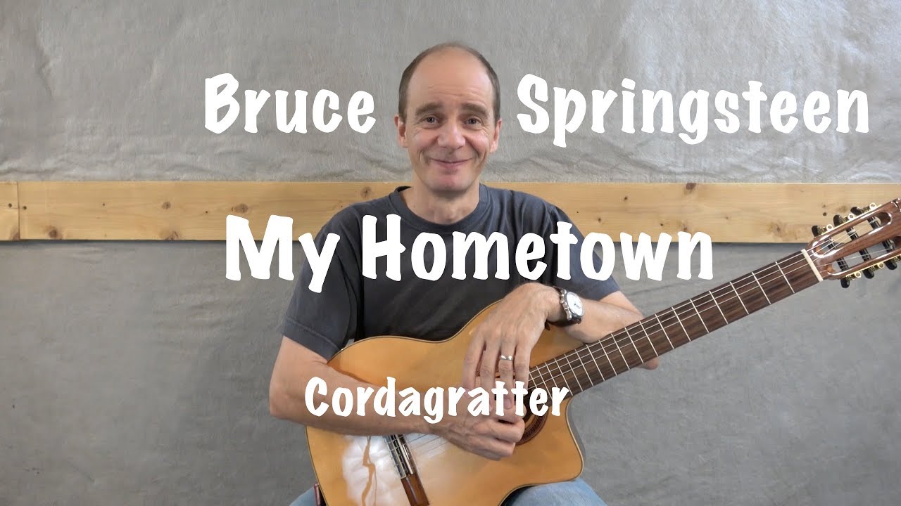 My Hometown - Bruce Springsteen - Tuto guitare - Cordagratter - YouTube